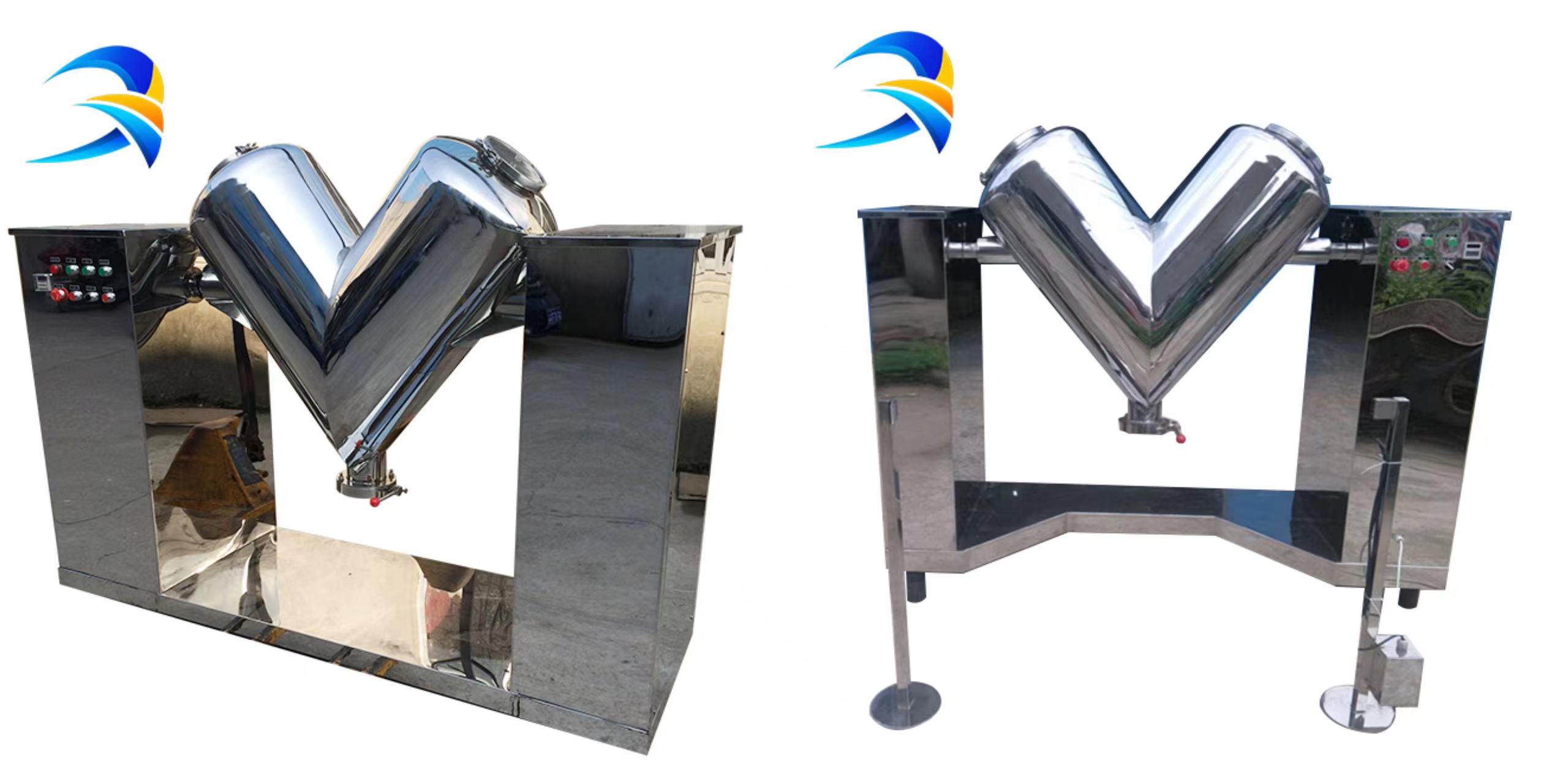 V Type Pharmaceutical Chemical Food Dry Powder Mixer, High Quality V ...