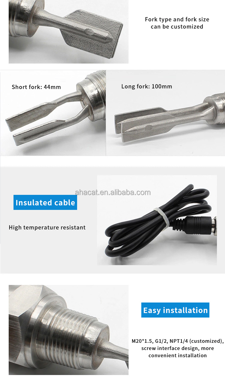 Pipeline Tuning Fork Level Switch For Liquid And Solid Materials, High ...