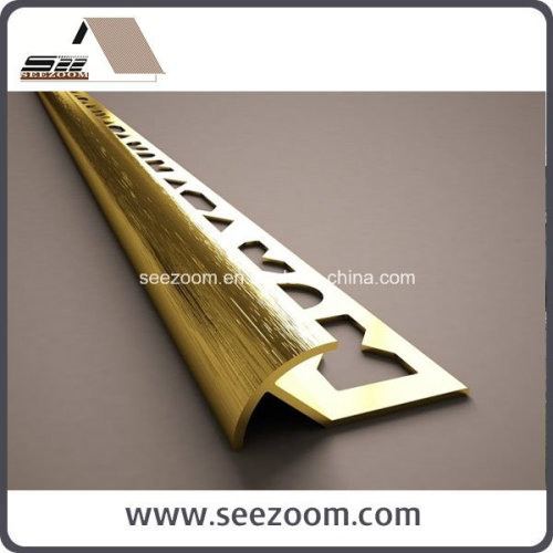 Golden Aluminum Flooring Transition Tile Trim, High Quality Golden ...