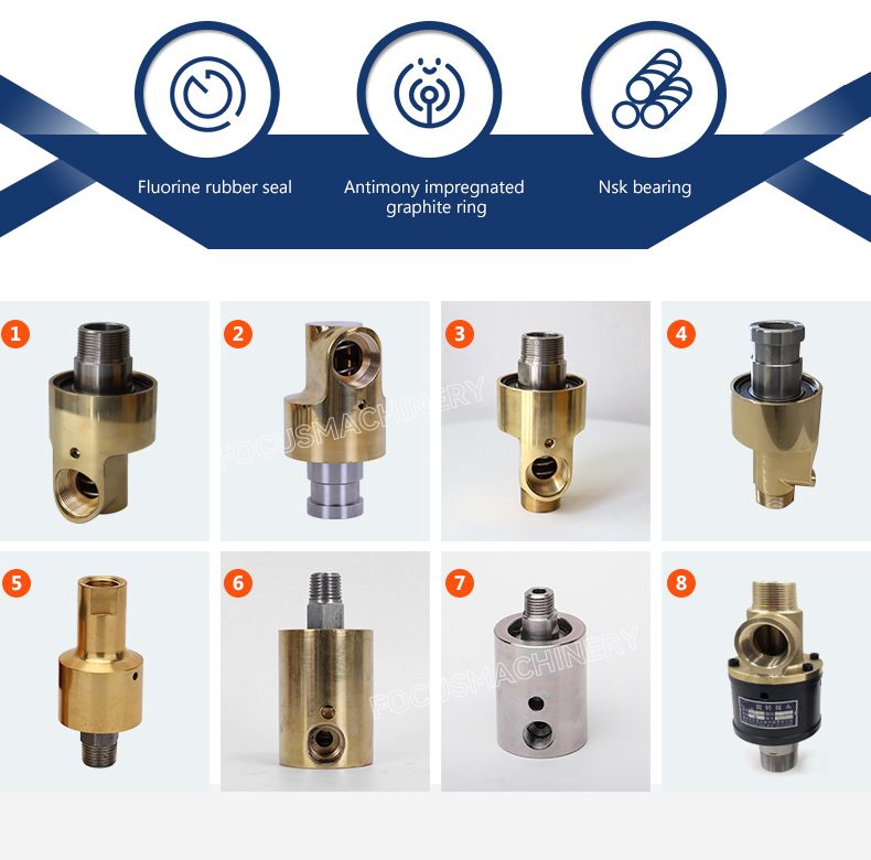 Cooling Water Copper Rotary Joint For Factory Sales: Hydraulic Oil ...