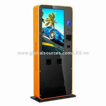 Queue Ticket Dispenser Kiosk With 42-inch Touch Screen For Cinemas And ...