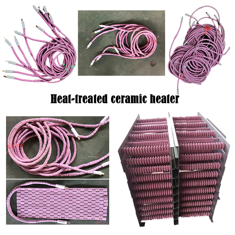 Industrial Electrical Pink Flexible Heating Element - Ceramic Rope ...