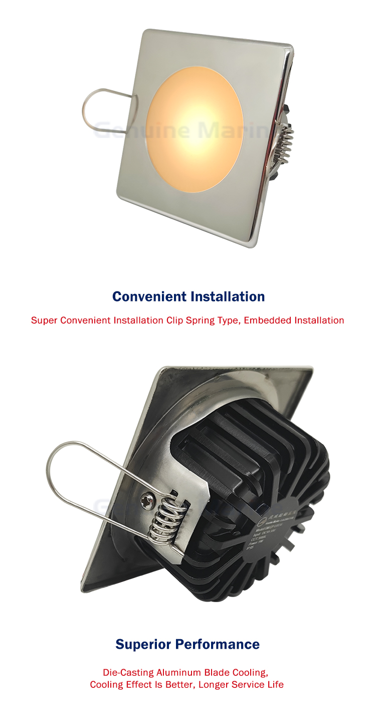 Marine Grade Led Recessed Downlight For Boats And Ships, High Quality ...