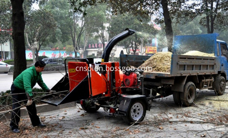 Forest Tree Industrial Wood Shredder, High Quality Forest Tree ...