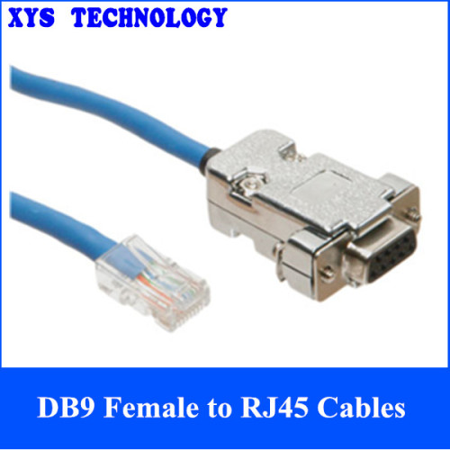 Aessembly Metal Shell Rj45 To Rs232 Serial Port Cable, High Quality ...