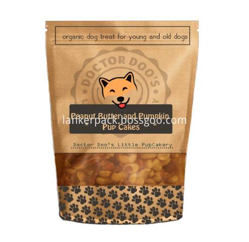 Kraft Paper Pet Food Packaging Pouch, High Quality Kraft Paper Pet Food ...