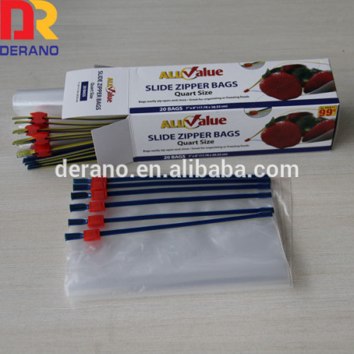 Ldpe Clear Plastic Bags With Slider Zipper, High Quality Ldpe Clear ...