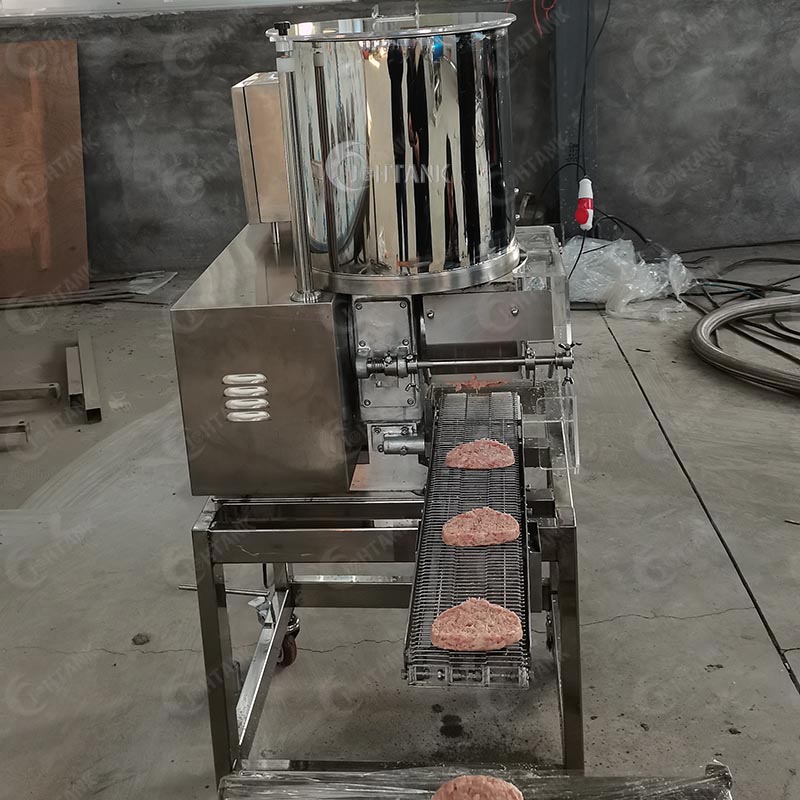 Automatic Metal Burger Press: Hamburger Steak Forming Machine, High ...