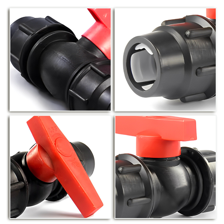 Water Supply Irrigation Hdpe Quick Connect Ball Valve, High Quality ...
