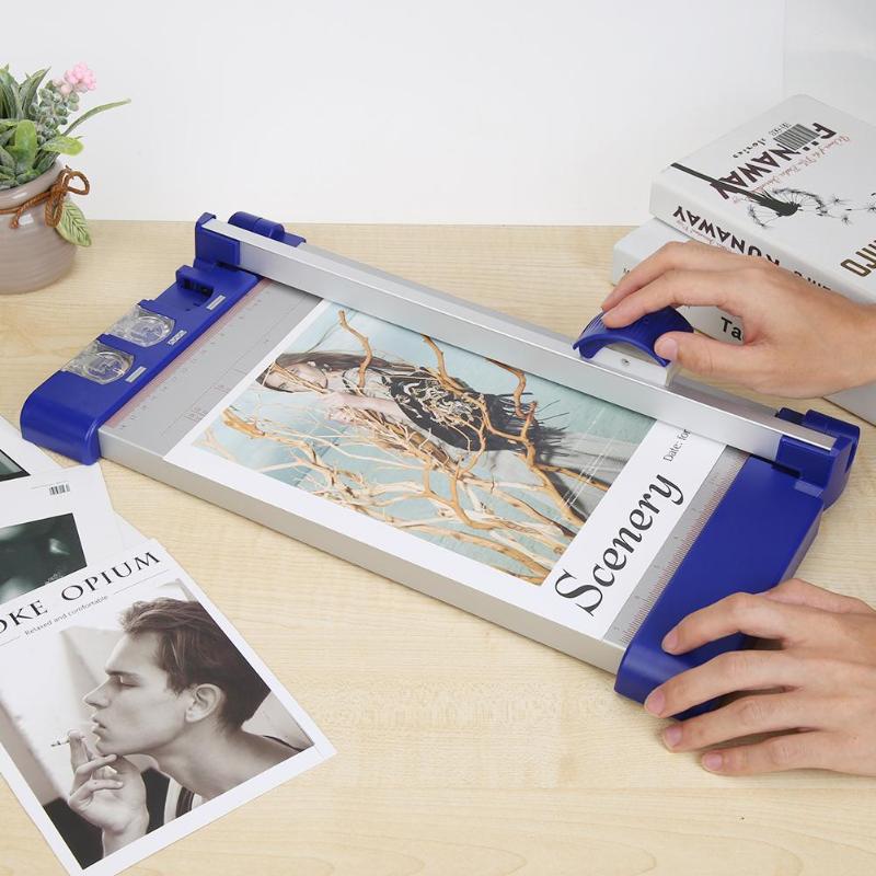 Portable Precision Paper Cutter Photo Trimmers Scrapbook Blade Cutting