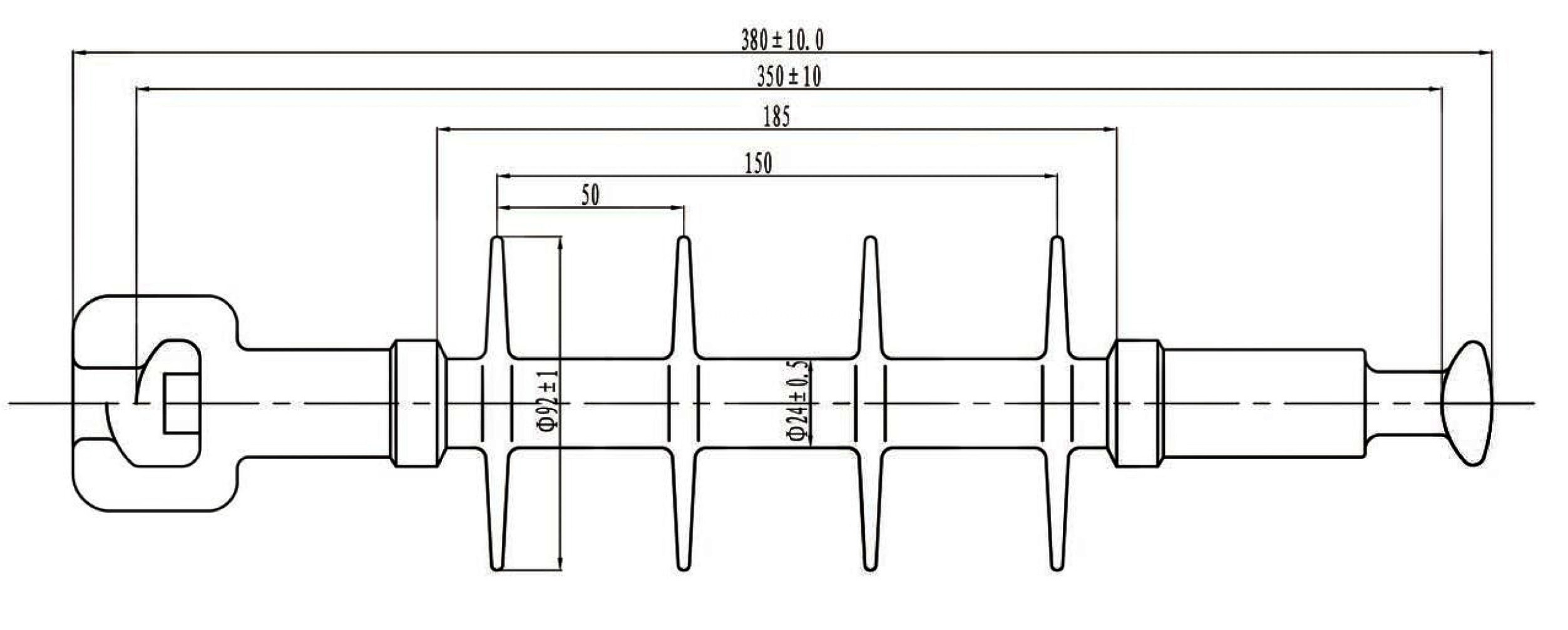 15kv 45kn Polymer Pin Insulator คุณภาพสูง 15kv 45kn Polymer Pin ...