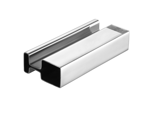 Stainless Steel Double Slot Tube For Handrail, High Quality Stainless ...