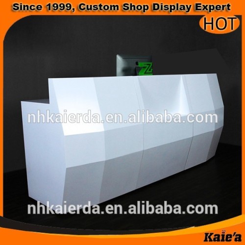 Modern Wood Cash Counter Design In Shop, High Quality Modern Wood Cash ...