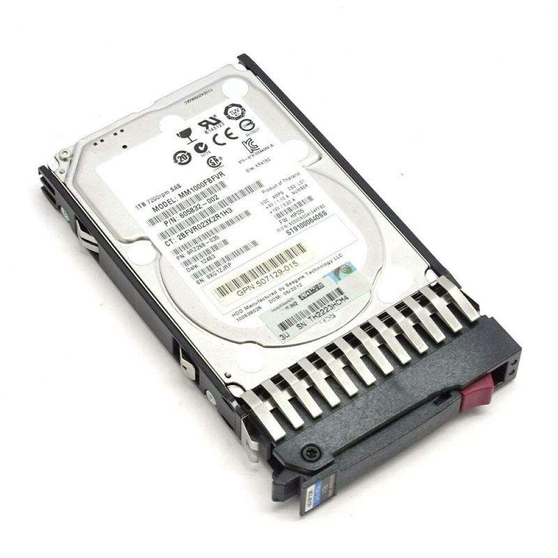 1tb Internal Sas Hard Disk Drive: 7.2k Rpm, 6gb/s, 2.5' Sff G7 Server ...