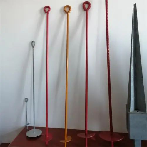 Eyelet Earth Ground Anchor Power Coated Auger คุณภาพสูง Eyelet Earth ...