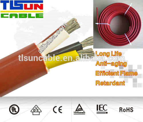 Silicone Rubber Insulated Flexible 5 Core Cable, High Quality Silicone ...