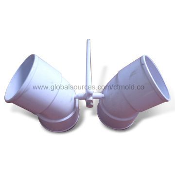 C45 Elbow Pvc Pipe Fitting Mold With Hasco Ejectors, Available In ...