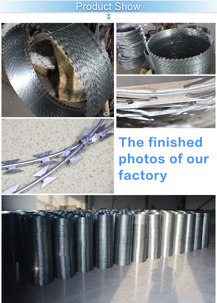 Price List For Bto22 9 Strip Concertina Razor Barbed Wire And Prison ...