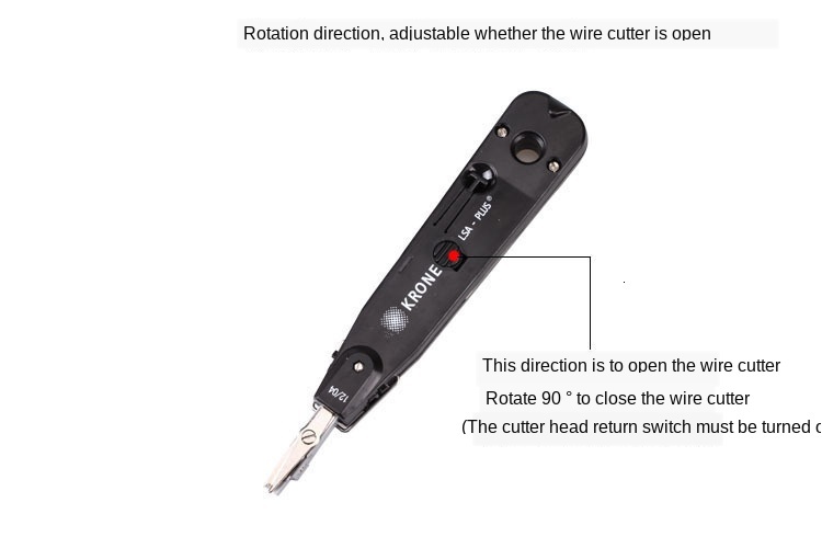 110 Wire Cutter Knife Telecom Pliers Krone Lsa Punch Down Tool For Rj45 ...