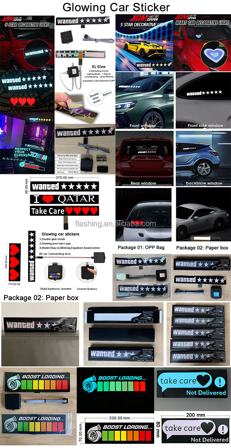 Customized El Led Label Panel For Instagram Logo Display On Cars, High ...