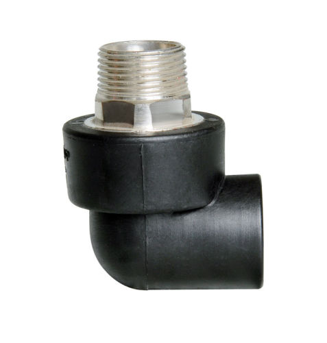 Hdpe High-density Polyethylene Pipe Fitting Male Thread Elbow 90 Degree ...