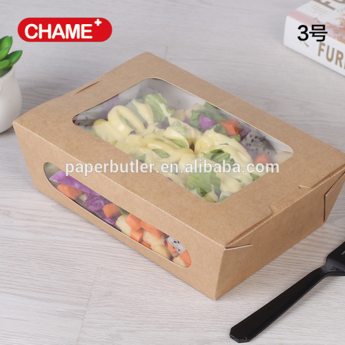 Take Away Food Paper Window Box Packaging, High Quality Take Away Food ...