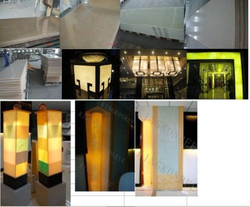 Oem Non - Radioactive Translucent Resin Panel For Bathroom Brick Walls ...