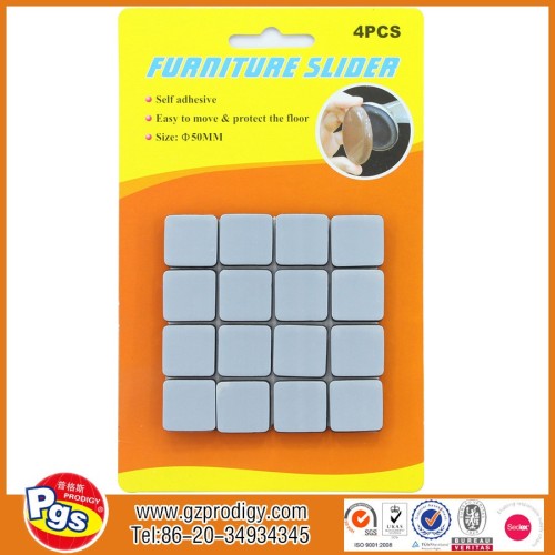 Square Adhesive Slide Glide Furniture Sliders For Chairs, High Quality ...