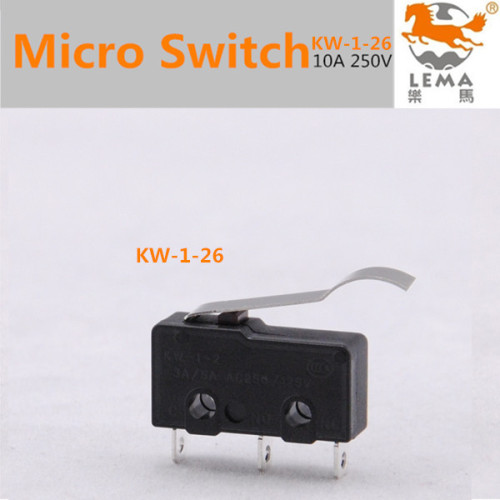 3a 250vac Electric Tiny Micro Switch Kw-1-26, High Quality 3a 250vac ...