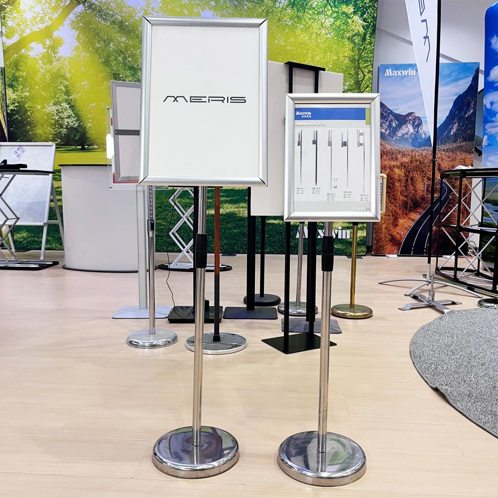 Metal Poster Display Stand Frame Frame Advertising Ludder คุณภาพสูง ...