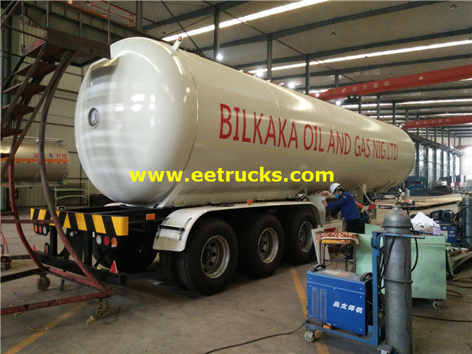 30 Mt Lpg Propane Trailer Tankers, High Quality 30 Mt Lpg Propane ...