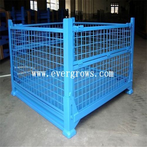 Collapsible Stackable Wire Mesh Containers, High Quality Collapsible ...