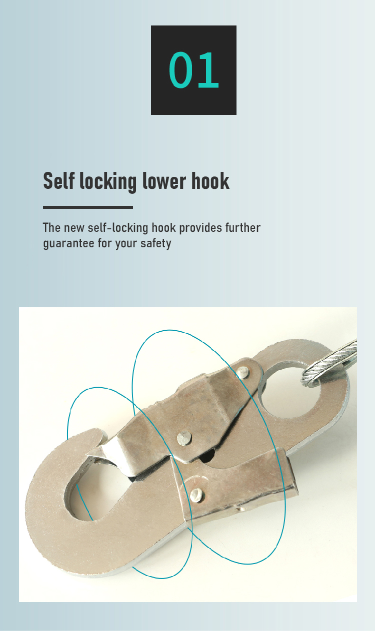 20m Fall Protector Self-retracting Lifeline, High Quality 20m Fall ...