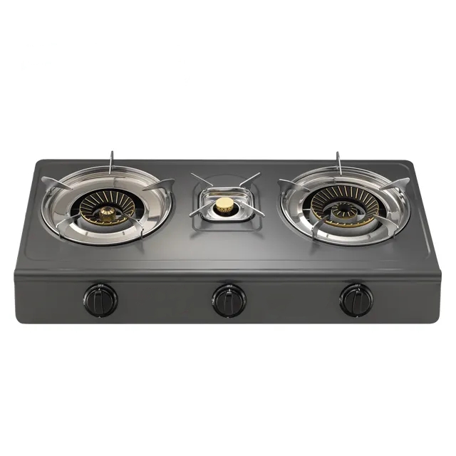 3 Burner Table Top Gas Stove Cooker, High Quality 3 Burner Table Top ...
