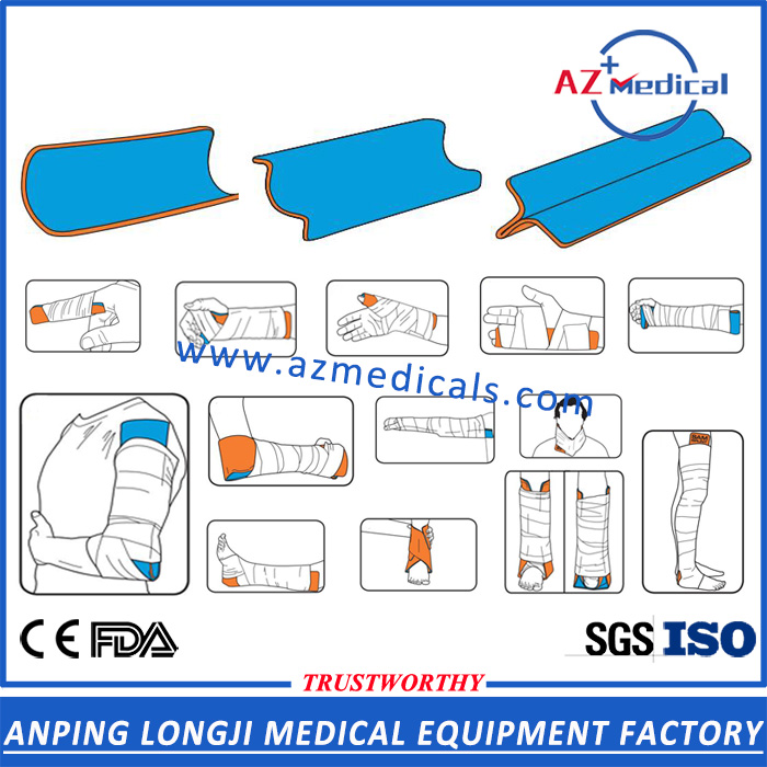 Rolle Splint 6 Inch Blue Color Fracture Splint, High Quality Rolle Splint 6 Inch Blue Color ...