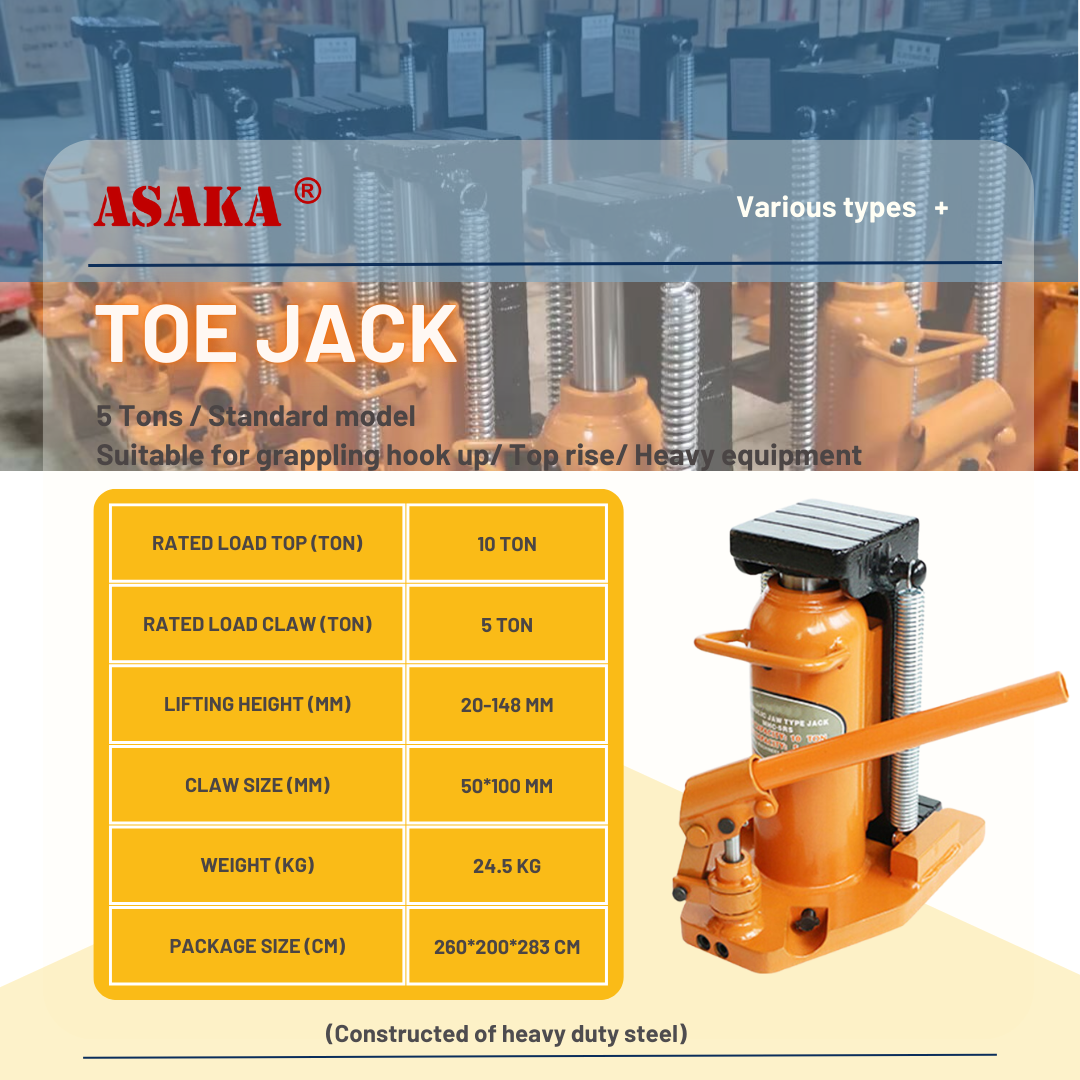 Asaka 20t Hydraulic Toe Claw Jack - Fast Delivery, High Quality Asaka ...