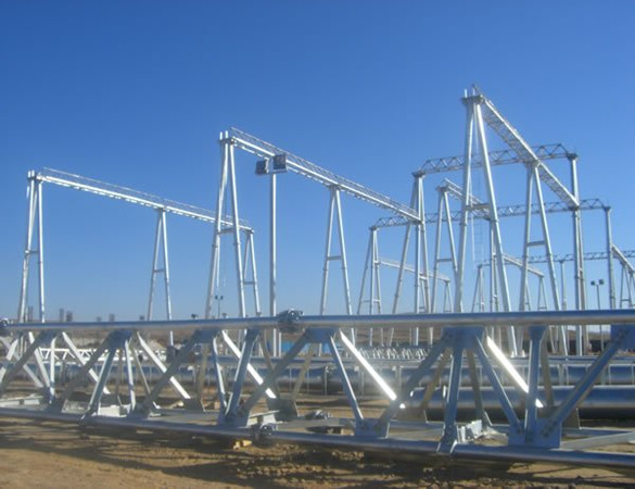 35kv 110kv 220kv 500kv Substation Structures Steel Poles, High Quality ...