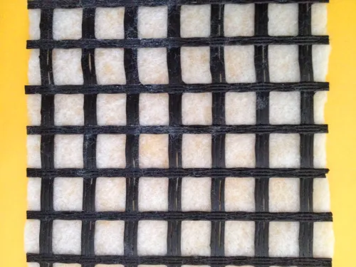 Fiberglass Geocomposite Coated Bitumen For Asphalt Road Reinforcement ...
