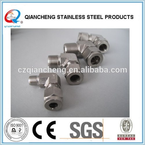 Ss Compression Fittings For Pe Pipe - Wall Plate Elbow, High Quality Ss ...