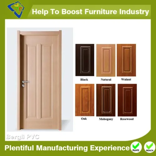 Door Skin Pvc Sheet Membrane Press Wood Grain 850mm To 1000mm Laminated ...