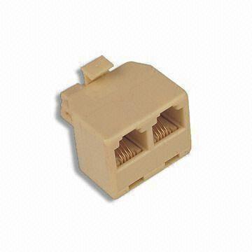 Modular Duplex Jack With 6 Pins And 4 Connectors, Available In Various ...