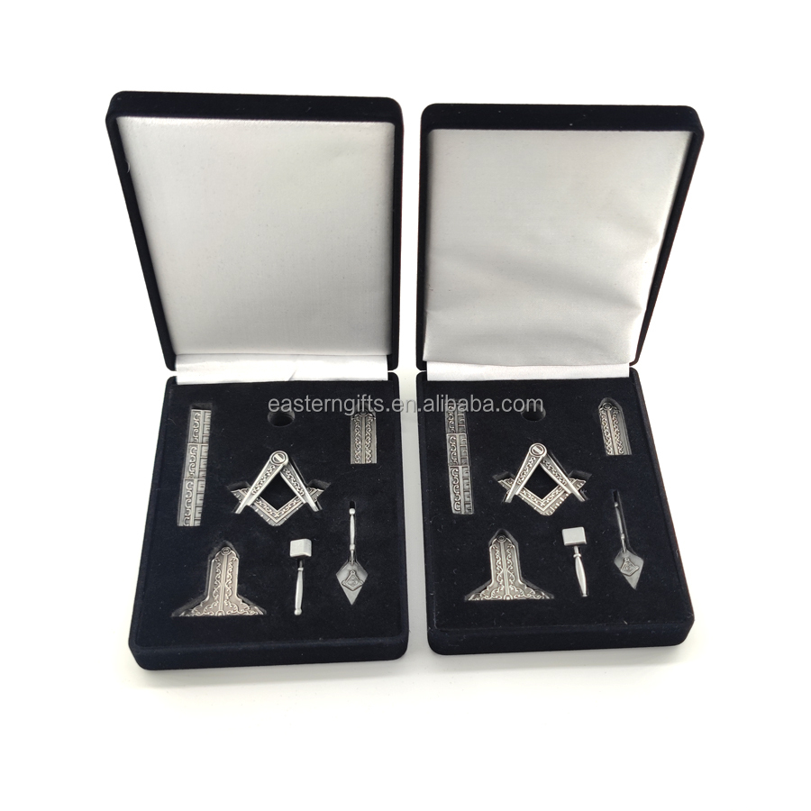 Freemason's Masonic Blue Lodge Tool Set In Velvet Box: The Ultimate ...