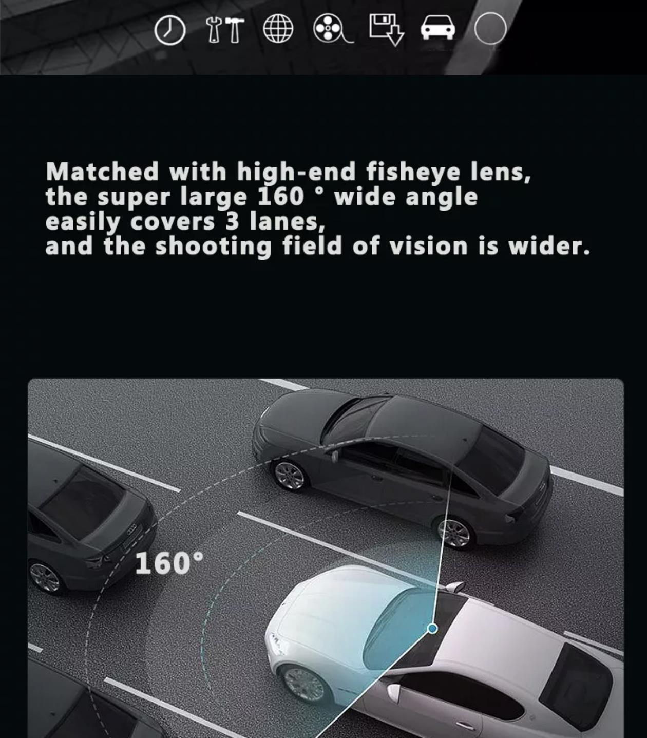 V8 Dash Cam: 2k Recording, Wi-fi Gps, Parking Mode, Night Vision ...