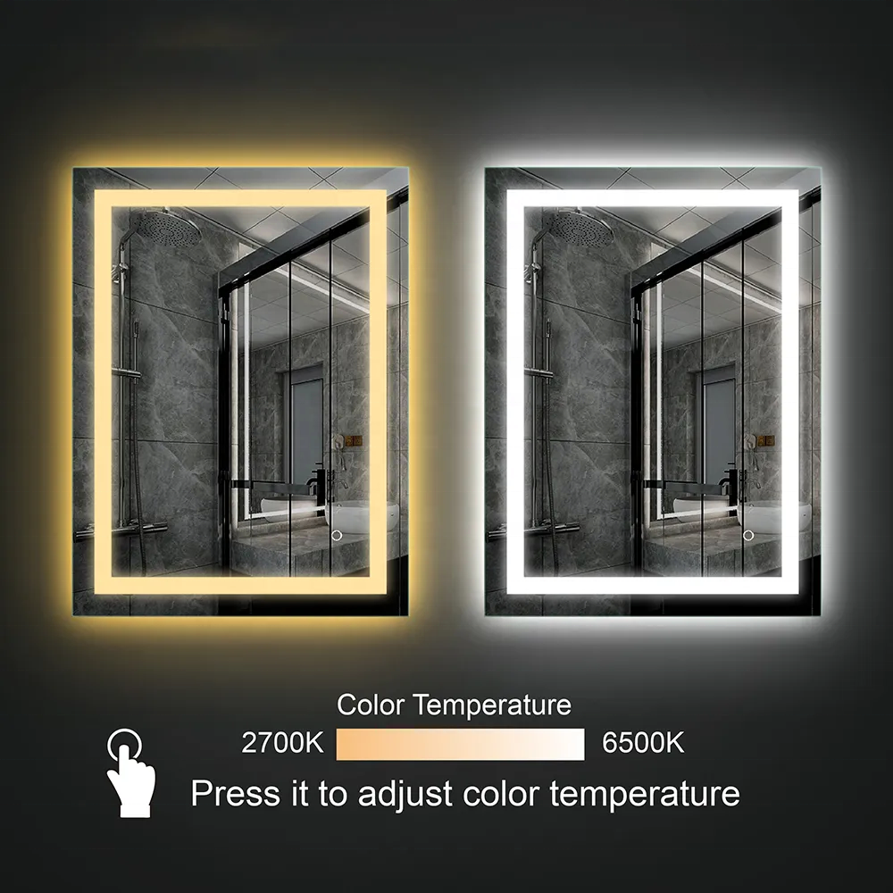 High Quality Rectangle Led Light Backlit Bathroom Mirrors, High Quality ...