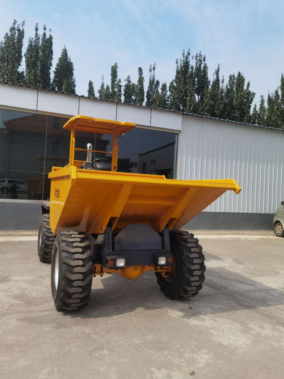 5 Ton Self Loading Mini Site Dumper - Fcy50 Front End Dump Truck, High ...