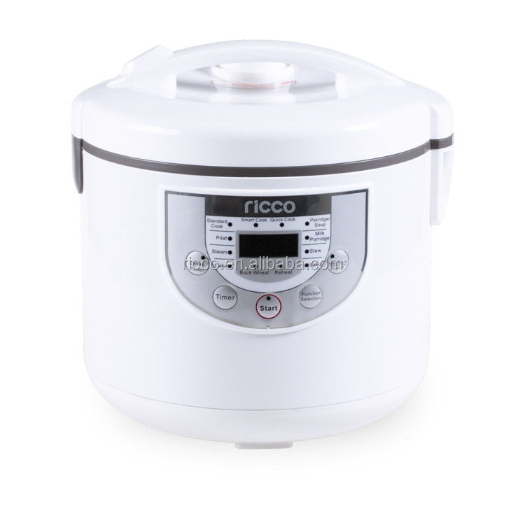 Ricco 700w 1.8l Electric Multi Cooker - Digital Rice Cooker, High ...