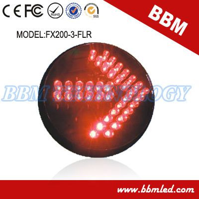 Dia. 200mm Red Arrow With Fresnel Lens Led Traffic Light Module, High ...