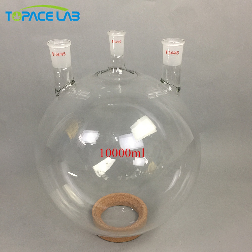 High Borosilicate Glass Boiling Flask 10l-10000l For Oil - Topacelab 3 ...
