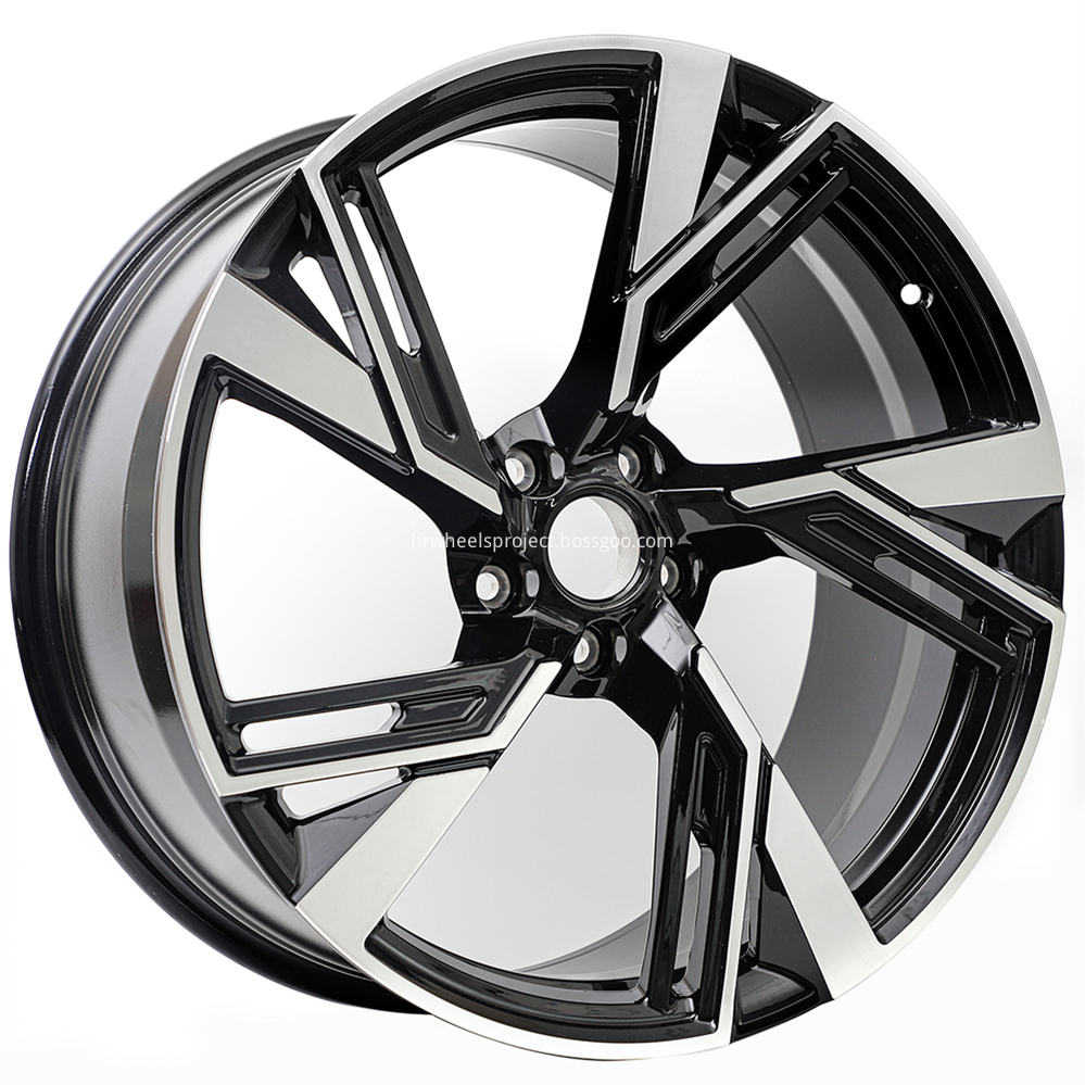19 Audi Rs6 Style Rims Black Machined Wheels คุณภาพสูง 19 Audi Rs6 ...