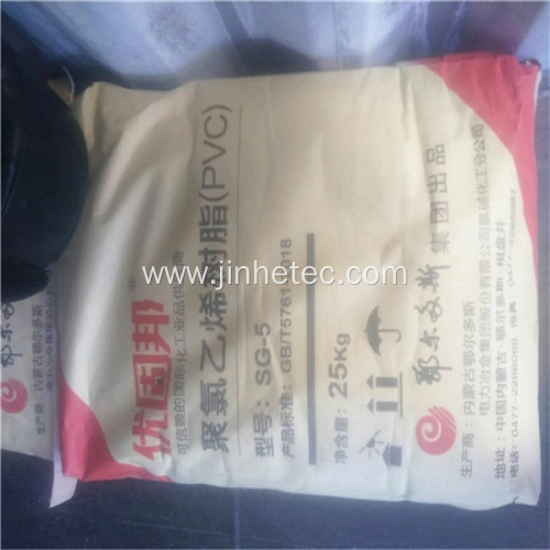 Erdos Brand PVC RESIN SG5 China Manufacturers Suppliers Factory Exporter